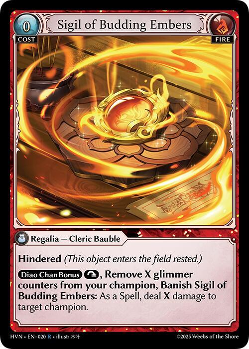 Sigil Of Budding Embers | Mana Pro