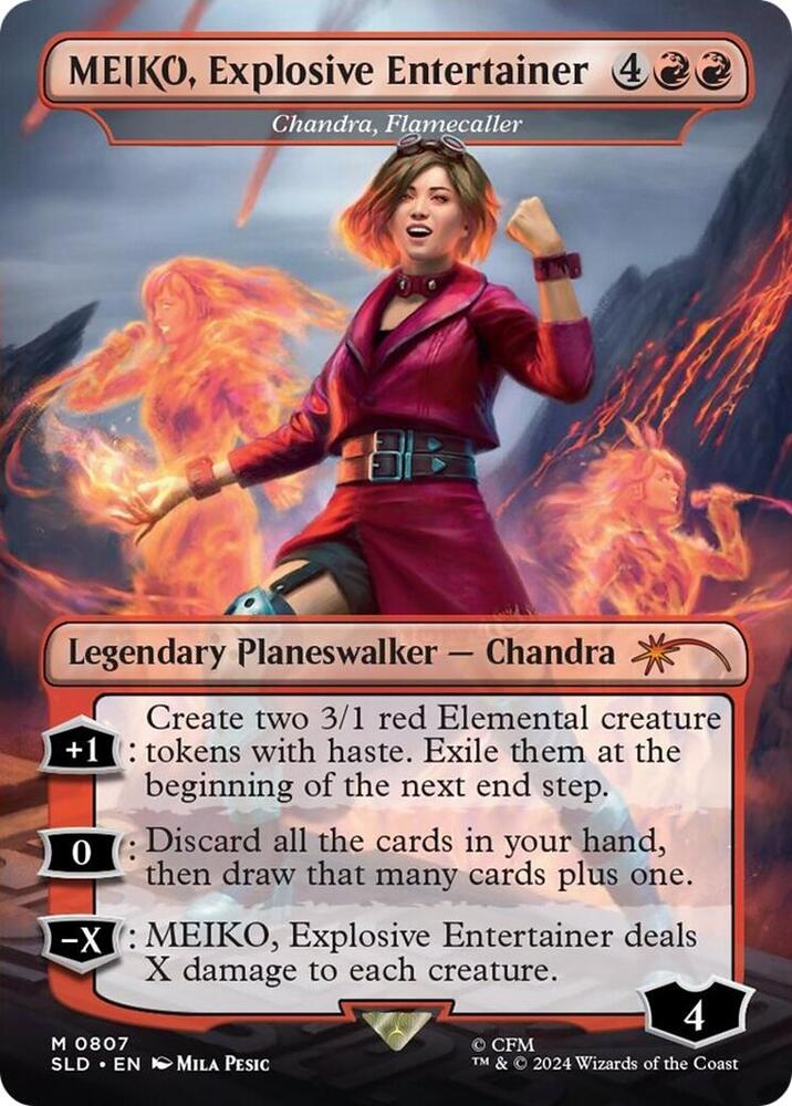 Meiko, Explosive Entertainer - Chandra, Flamecaller | Mana Pro